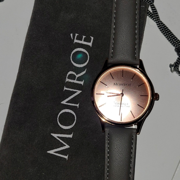Monroe | Other | Nwt Monroe Classique Watch Sunburst Solrose Rose Gold ...